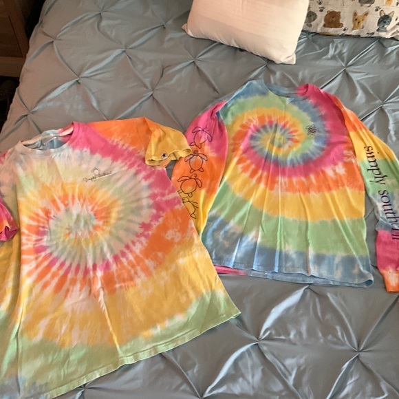 Simply Southern | Tops | 2 Simply Southern Tiedye Shirts | Poshmark